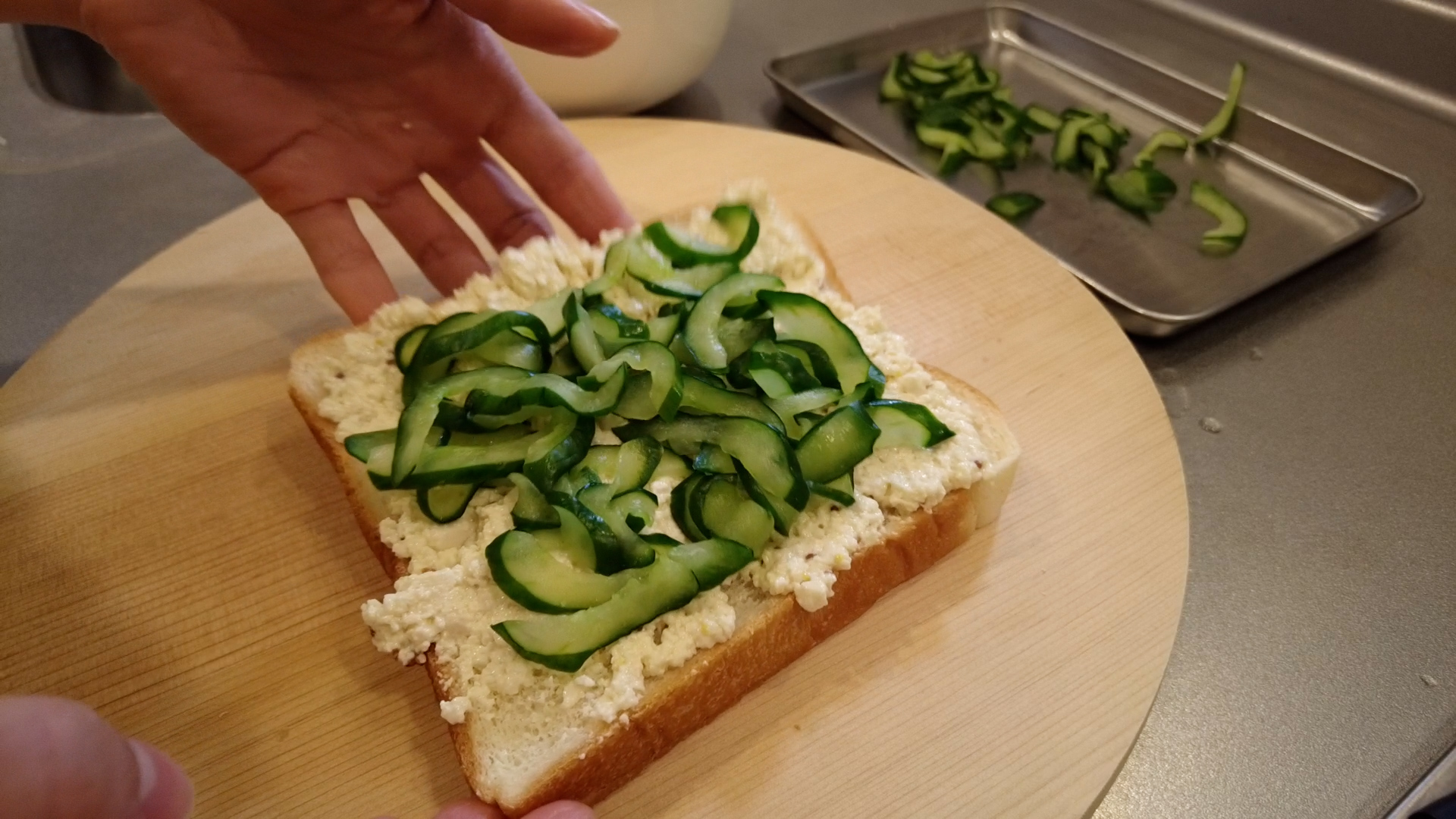 Marinated Tofu Sandwich with Cucumbers – AYANA GOHAN